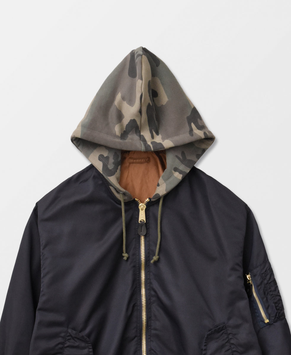 MADE TO ORDER : CAMO COTTON FLEECE HOOD with STRING ADD-ON – F.M.C.D ...